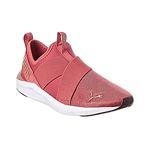 Puma Women's Prowl Slip-ON Shine WN's Cross Trainer, Mauvewood-Rose Gold, 6.5