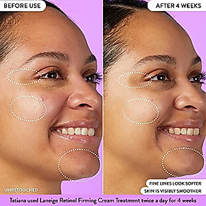 LANEIGE Retinol Firming Cream Treatment: Visibly firm and smooth the look of fine lines and wrinkles.