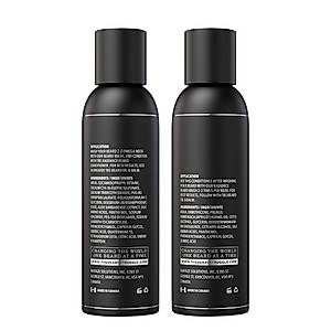The Beard Struggle - Radiance Beard Wash & Conditioner Bundle - Silver Collection - Pack of 2, Viking Storm - Nourish, Cleanse, Softens, & Strengthens Beard - Beard Wash and Conditioner for Men