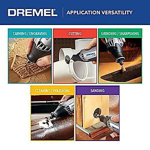 Dremel 4000-2/30 Variable Speed Rotary Tool Kit - Engraver, Polisher, and Sander- Perfect for Cutting, Detail Sanding, Engraving, Wood Carving, and Polishing- 2 Attachments & 30 Accessories