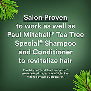 Suave Clarifying Shampoo for Oily Hair Tea Tree Hemp Seed Oil Paraben Free 12.6 oz