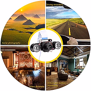 for Raspberry pi Camera Day & Night Vision, IR-Cut Video Camera 1080p HD Webcam 5MP OV5647 Sensor for Raspberry Pi RPi 4 3 B B+ 2B 3A+ 2 1 Zero W by Longruner