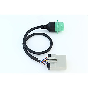14pin RP1226 to 9pin J1939 Cable RP-1226 VECU Accessory Connector A2829T2-24 14 Way to 9 pin J1939 RP1226 ELD 24"
