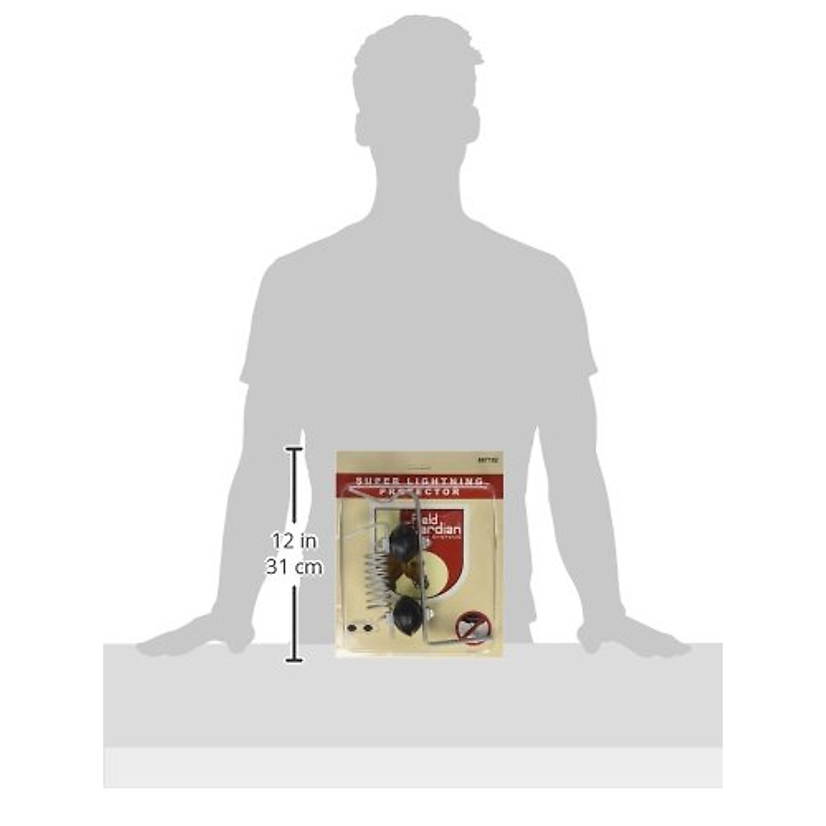 Field Guardian Super Lightning Protector, Silver, 1 Count (Pack of 1)