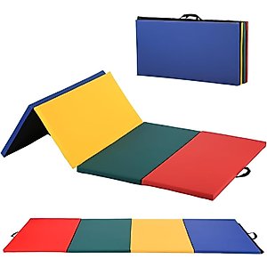 Gymnastics Mat Tumbling Mat Gym Mat Gymnastic Mat Foldding Lightweight Tumbling Mat 2 Inches Thick Fitness Yoga Exercise Mat Home Gym Mat Equipment