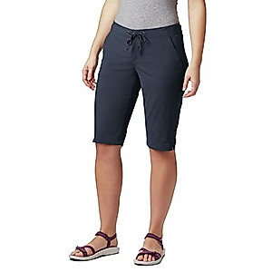 Columbia Women's Anytime Outdoor Long Short Shorts, Nocturnal, 10x13