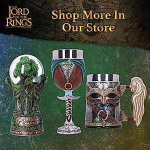 Nemesis Now Lord of the Rings Merchandise Tankard, Hand-Painted Resin Beer Mug with Removable Insert, 15.5cm - Sauron