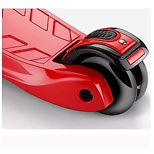 SZNWJ Ygqtbc Children's Folding Scooter 1 2 Years Old Baby Can Sit Four Rounds of Flash 3 Years Old Children Beginners Adjustable Height w/Extra-Wide Deck PU (Color : Blue)