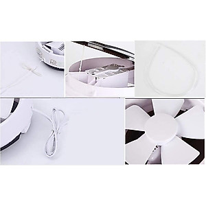 VejiA Round bath kitchen lampblack glass wall pipe type ventilation fan bathroom exhaust 6 inch