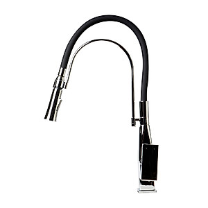 ALFI brand ABKF3023-PC Kitchen Faucet, 20.5"H, Polished Chrome