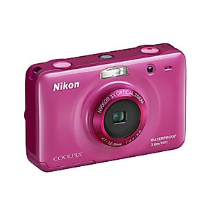 Nikon COOLPIX S30 10.1 MP Digital Camera with 3x Zoom Nikkor Glass Lens and 2.7-inch LCD (Pink)