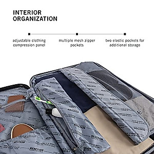 Kenneth Cole REACTION Renegade_Collection, Black, 28-Inch Checked