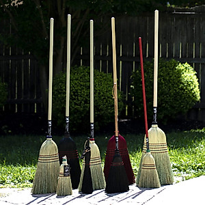 Authentic Hand Made All Broomcorn Broom (54-Inch/Light)