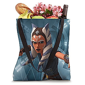 Star Wars The Clone Wars Ahsoka Tano Blue Tote Bag