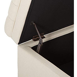 Christopher Knight Home Juliana Fabric Storage Ottoman, Beige