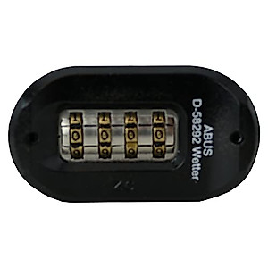 ABUS 190CS/60 High Security Solid Steel Combination Padlock, Closed Shackle