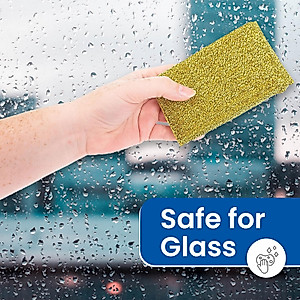 LEEFA 3-Pack Dish Scrubber Sponges - Heavy Duty for All Purpose Cleaning - Soft and Quick 100% Non-Scratch - Large Foam Sponge Set for Easy Lathering - Sponges for Cleaning Kitchen and Household