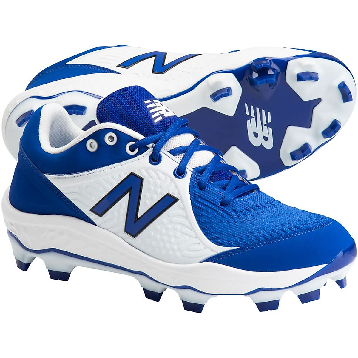 New Balance mens Fresh Foam 3000 V5 Molded Baseball Shoe, Royal/White, 8.5 US