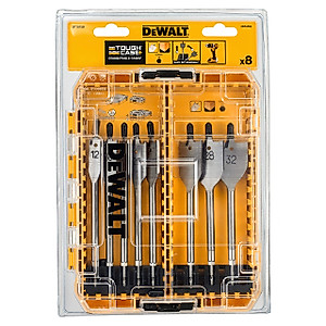 DEWALT 8PC STD FLATBIT Set
