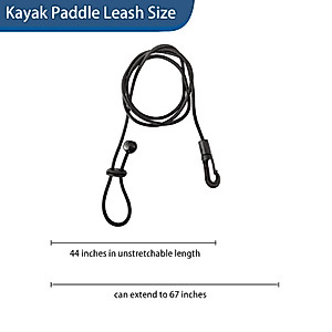 GuiPQS Kayak Paddle Leash Fishing Rod Paddle Leash Paddle Leash Paddle Holder Tool Lanyard Adjustable Canoe Paddle Fishing Rod Leash (6 Pack)