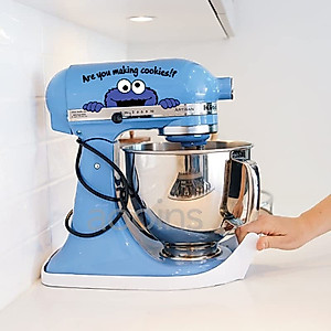 Decoration Beautiful Cookie Monster are You Making Cookies? Vinyl Sticker for for Kitchenaid Mixer Decor Funny Peekaboo Monster Decals