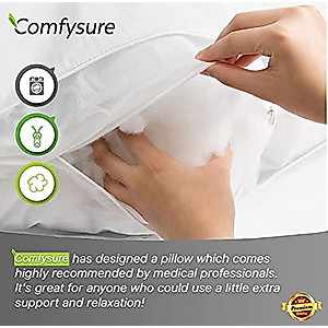 ComfySure Pregnancy Pillow 59" U Shaped Pillow for Pregnancy Hypoallergenic, Comfortable Maternity Body Pillow for Pregnant Women, Supports Back, Hips, Legs & Belly.