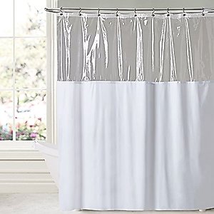 Sweet Home Collection 10 Gauge Vinyl Shower Curtain 72" x 72"