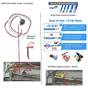E-DrUS WR50X10057 Refrigerator Thermostat Defrost Fz WR50X10057, AP3796803, PS966754 compatible with Heavy DUTY