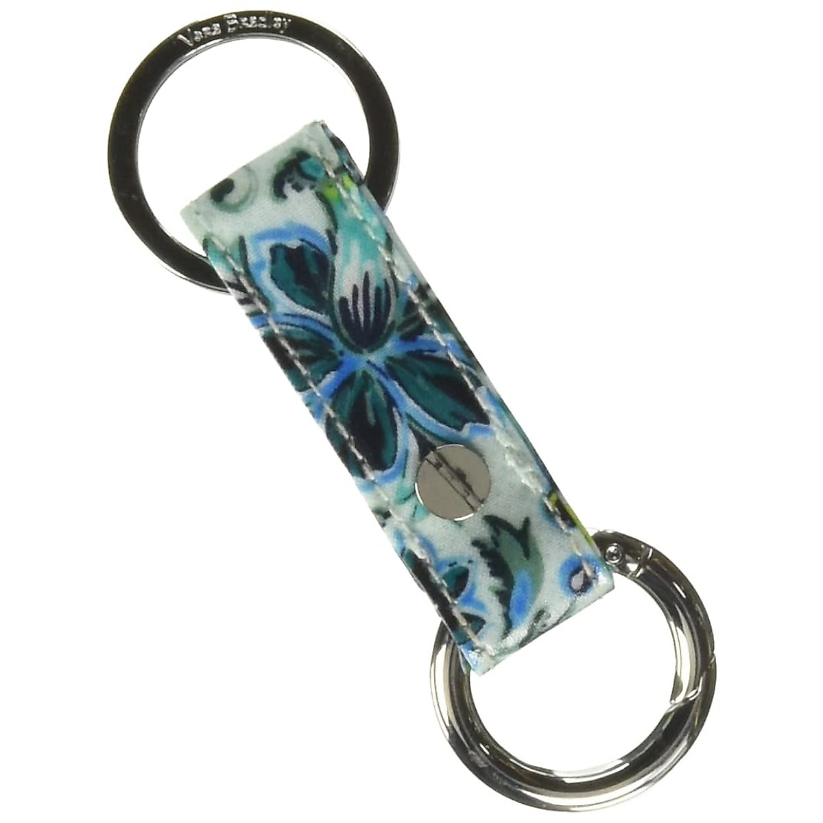 Vera Bradley Women's Cotton Keychain, Cloud Vine, One Size