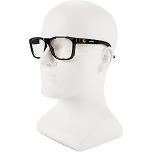 KleenGuard™ V30 Maverick Eye Protection (49309), with KleenVision™ Anti-Fog Coating, Clear Lenses, Black Frame (Qty 1)