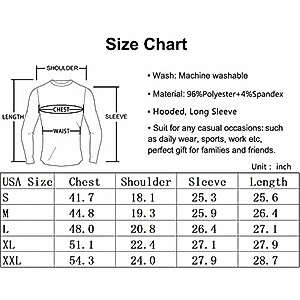 YuKaiChen Mens Hoodies Casual Midweight Long Sleeve Sweatshirt Dark Grey X-Large