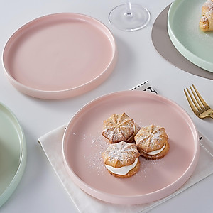 Stone lain Stella Dinner Plate 6-Piece Set, Round, Porcelain, Blush