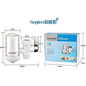 Soglen SG-LT-RF200 Tap water purifier household water purifier 5 filtering ceramic diatom smart fashion 1 year warranty