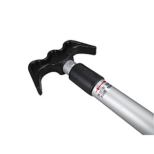 Pactrade Marine Boat Kayak Raft Floating Telescopic 45'' - 72'' Oar Paddle & Hook Anodized Aluminum Shaft