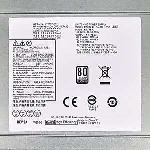 LXun Upgraded New 942332-001 400W Power Supply Compatible with HP 280 288 285 480 600 680 800 G3 G4 Power Supply L04618-400 PA-3401-2HA PA-3401-1HA L04618-800