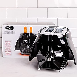 Uncanny Brands Star Wars Darth Vader Halo Toaster - Lights-Up and Makes Lightsaber Sounds