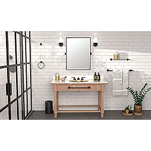 Gatco 4245MX Latitude II, Robe Hook, Matte Black, 2.25"