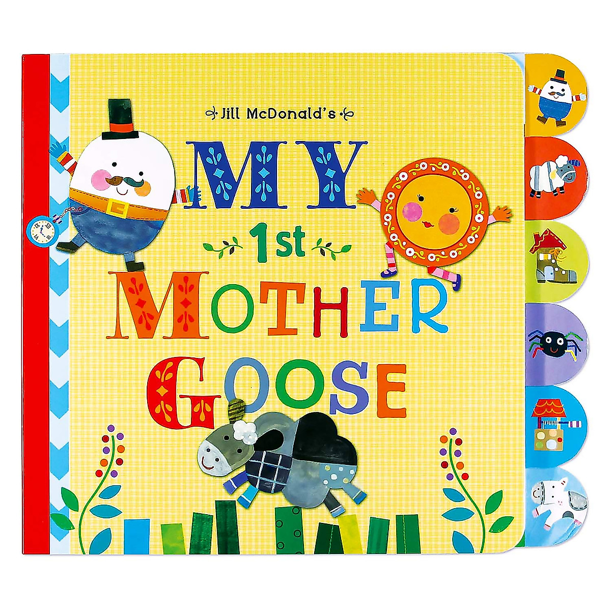 C.R. Gibson My First Mother Goose Nursey Rhyme Book for Children, 10 x 8.7 x 0.5 inches, 1 piece