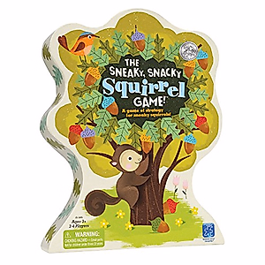 Educational Insights The Sneaky, Snacky Squirrel Game, 4 players, for Preschoolers & Toddlers, Gift for Toddlers Ages 3+