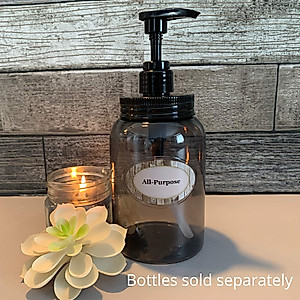 Bottiful Home - 22 Pack Oval Waterproof Permanent Labels for Refillable Shampoo, Conditioner, Soap, Lotion and Household Product Bottles (1.5"x2.5") (Woodgrain)