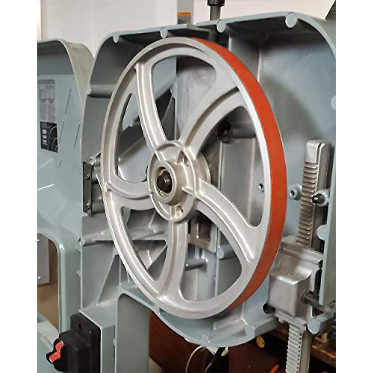 2 Pack Urethane Band Saw Tires - No Adhesive Needed - Fit 12" x 7/8" x .095" for Branded Band Saws Including Jet Grizzly, Powermatic