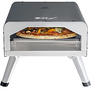 Deco Chef Electric Pizza Oven, 12-Inch Ceramic Stone and Grill, 1800W, Bakes up to 750 Degrees for Countertop Artisan Style Pizza, 13" Double Wall Stainless Steel, Indoor & Portable Outdoor Pizza Oven