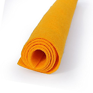 Gold - Wool Felt Oversized Sheet - 35% Wool Blend - 1 12x18 inch Sheet
