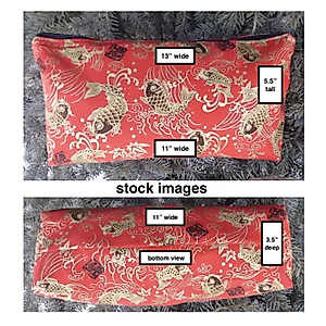 Flat bottom bag for Mahjong tiles, large Zini