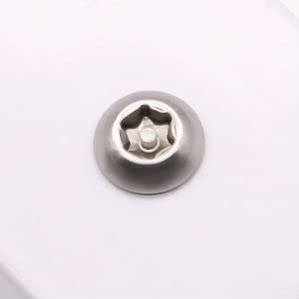 M8-1.25 x 45mm Button Torx Drive Head Machine Screws with Stainless Steel Hex Nuts, Torx with Pin Tamper Resistant Security Screws, 304 Stainless Steel 18/8, 8 Sets