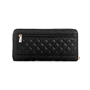 GUESS Adam Large Zip Around Wallet, Black