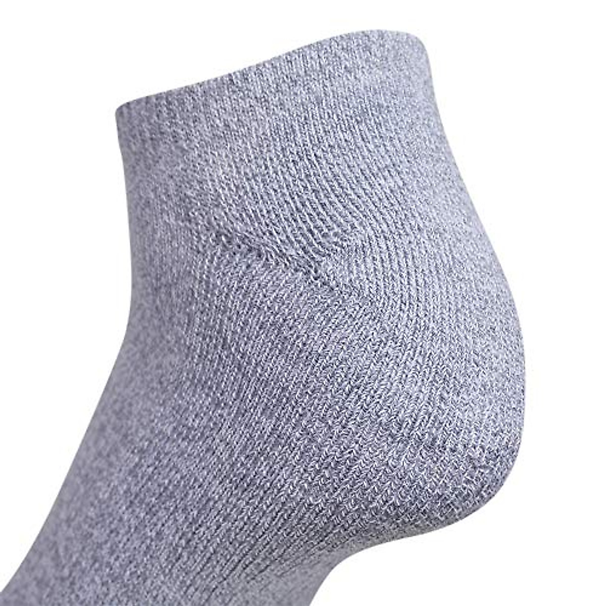 adidas Women's Athletic 6-Pack Show Socks for Secure Fit, Cushioned Comfort, Low Profile, Grey/Bliss Pop/Clear Mint, M