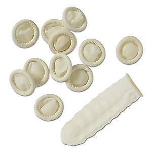 Equus Latex Finger Cots, Large, 144 Count. Funda Protectora para dedos 144 piezas. (Large)