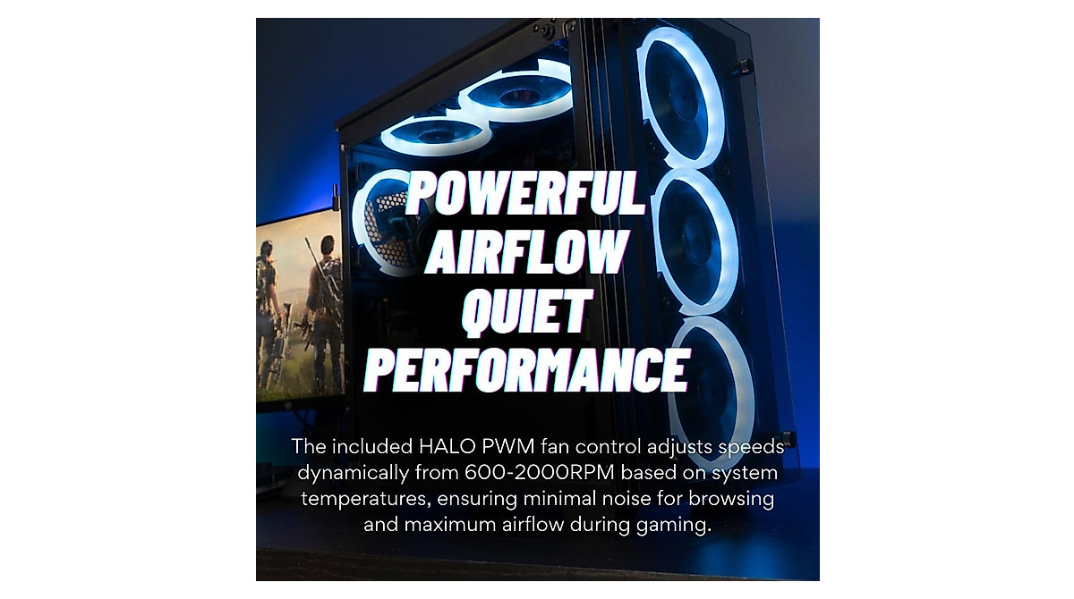 Empowered PC Stratos Micro Gamer Desktop with RTX 4090