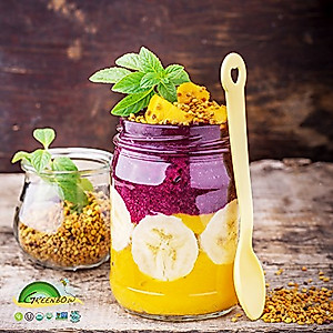 Greenbow Organic Bee Pollen - 100% USDA Certified Organic, Non-GMO, Pure, & Natural Bee Pollen - Superfood Packed w/Proteins, Vitamins & Minerals (8oz)